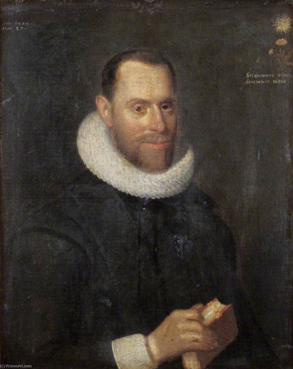 Oil Painting Replica James Sandilands, 1624 by George Jamesone (1587 ...