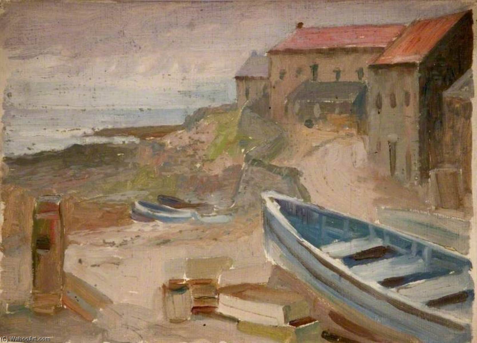 Reproductions D'art Par la mer de Robert Ernest Mceune (1876-1952 ...