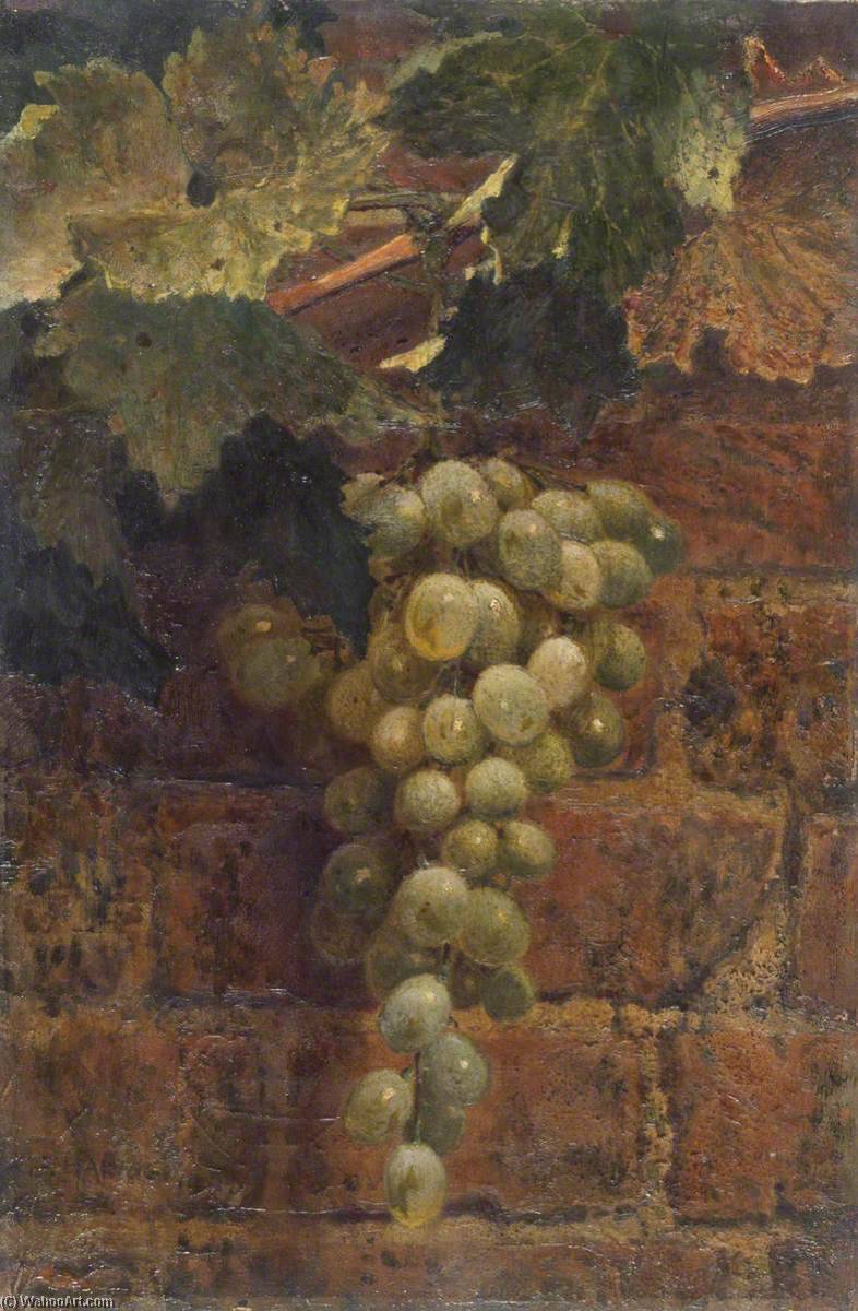 Oil Painting Replica Grapes, 1911 by George Frederick Harris (1856-1924 ...