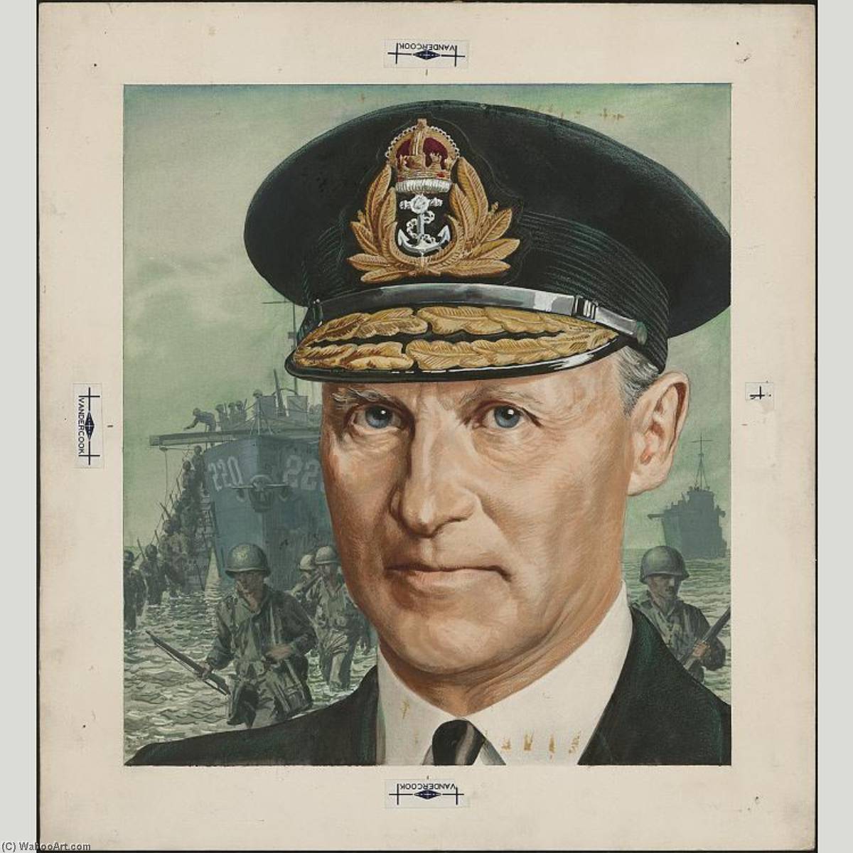 Art Reproductions Sir Bertram Ramsay by Boris Chaliapin (Inspired By ...