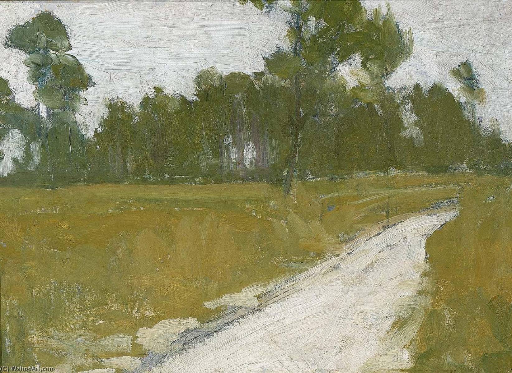 Oil Painting Replica Country Road in France by Henry Ossawa Tanner ...