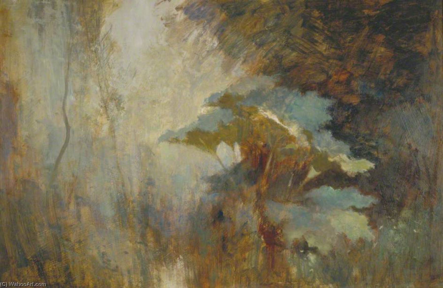 Purchase Oil Painting Replica The Water Garden by Edward Brian Seago ...