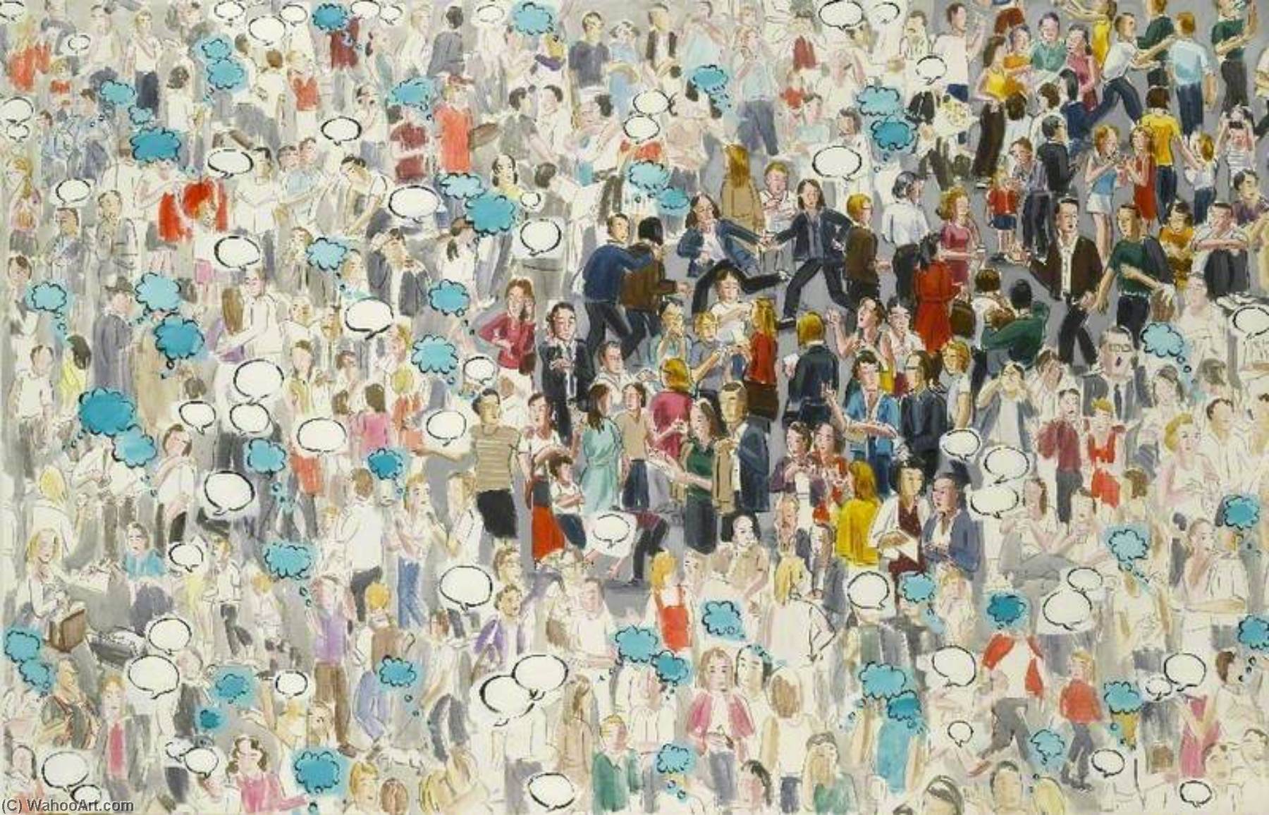 Doing, Thinking, Speaking, 2000 by Lisa Milroy Lisa Milroy | ArtsDot.com