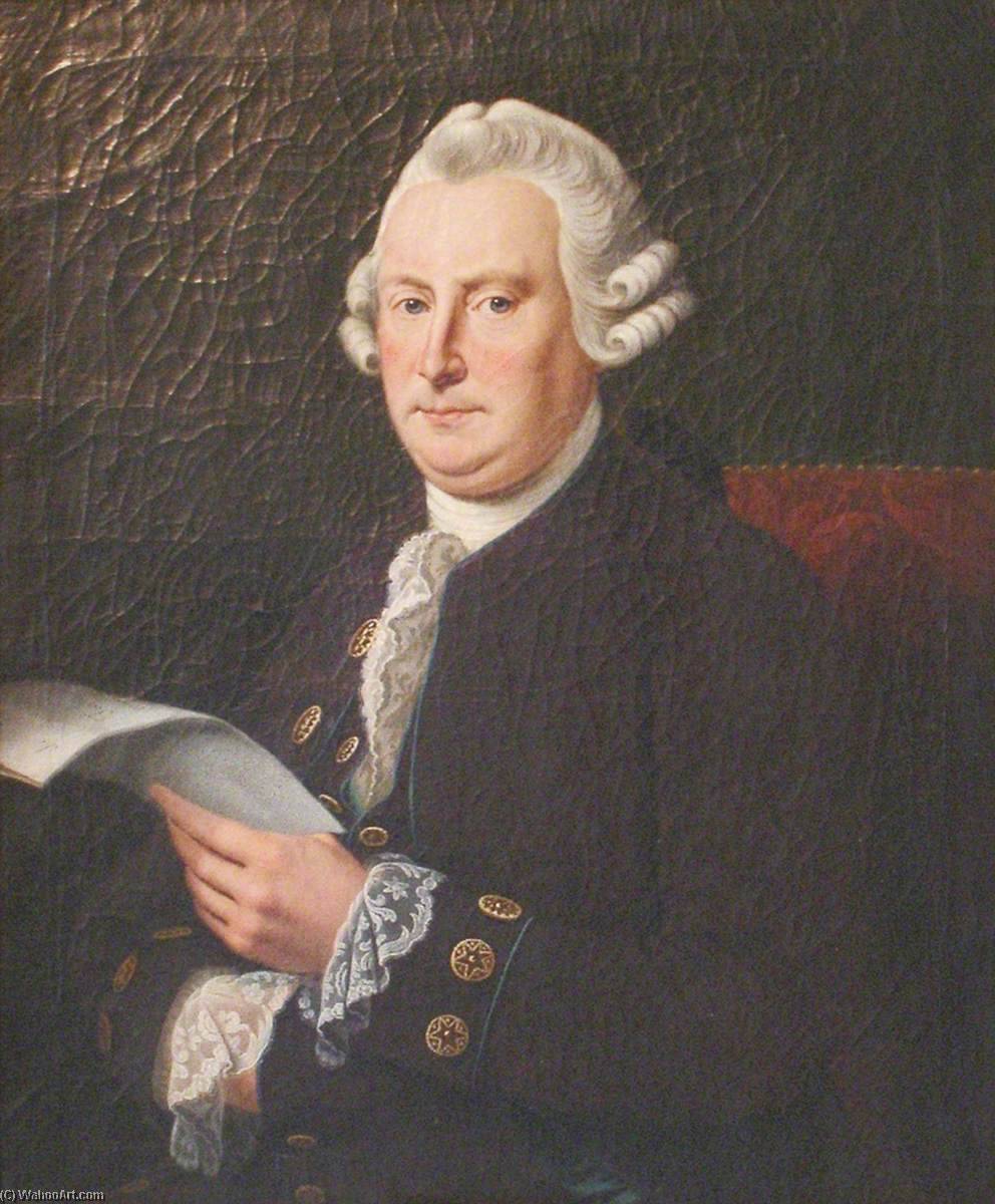 Paintings Reproductions Alderman Joseph Sykes, 1779 by George Paul ...