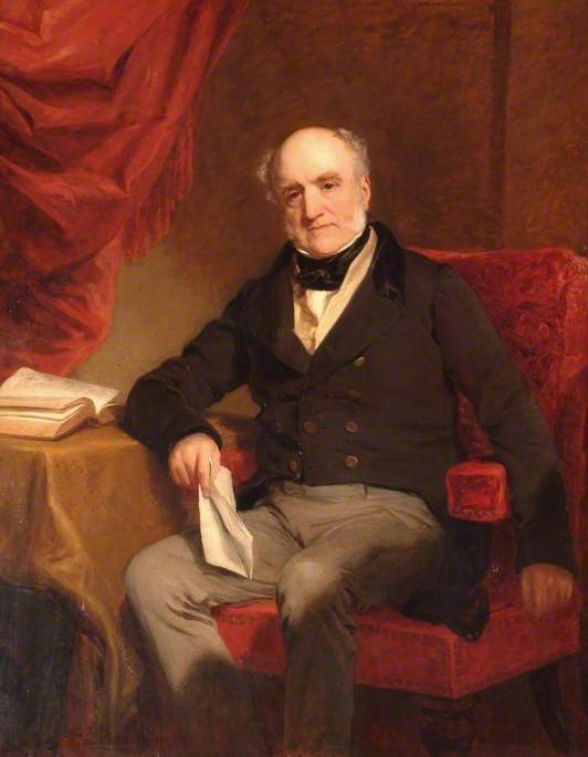 Get Paintings Reproductions Sir Thomas Digby Aubrey (1782–1856), 1848 by Frederick Richard Say ...
