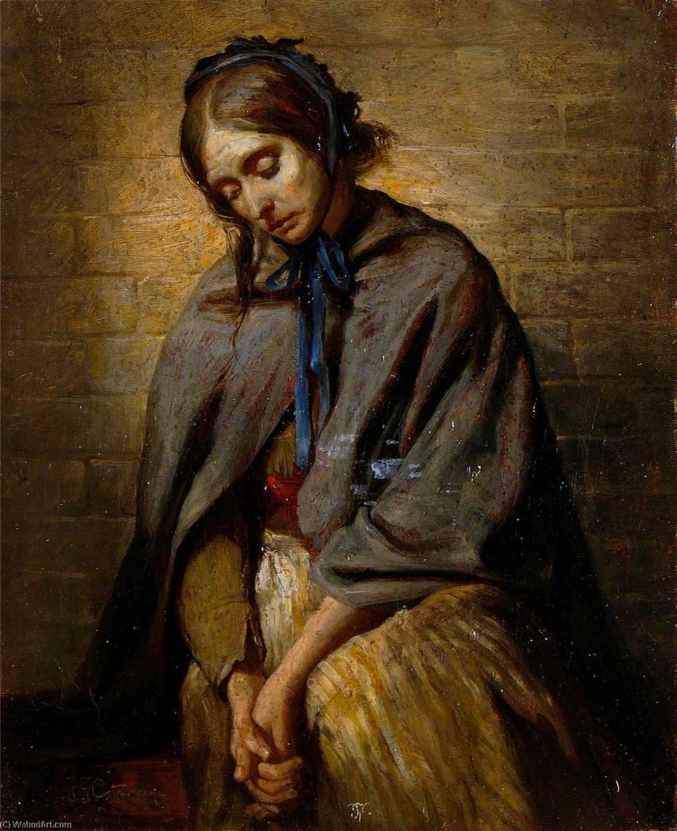 Museum Art Reproductions The Widow, 1880 by Frederick George Cotman ...