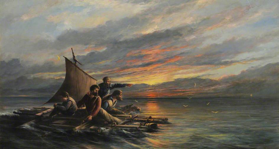 Compre Museu De Reproduções De Arte O Raft, 1875 por William Muir (1828 ...