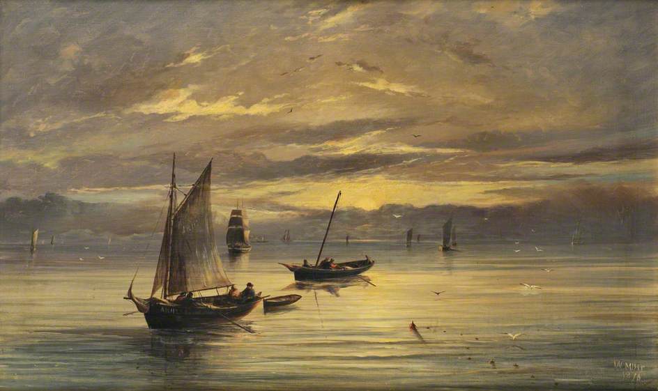 Order Artwork Replica Returning from Fishing, 1876 by William Muir ...