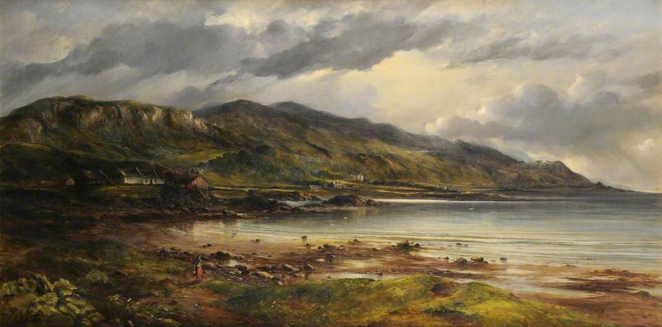 Artwork Replica Byne Hill and Woodlands Bay, 1879 by William Muir (1828 ...