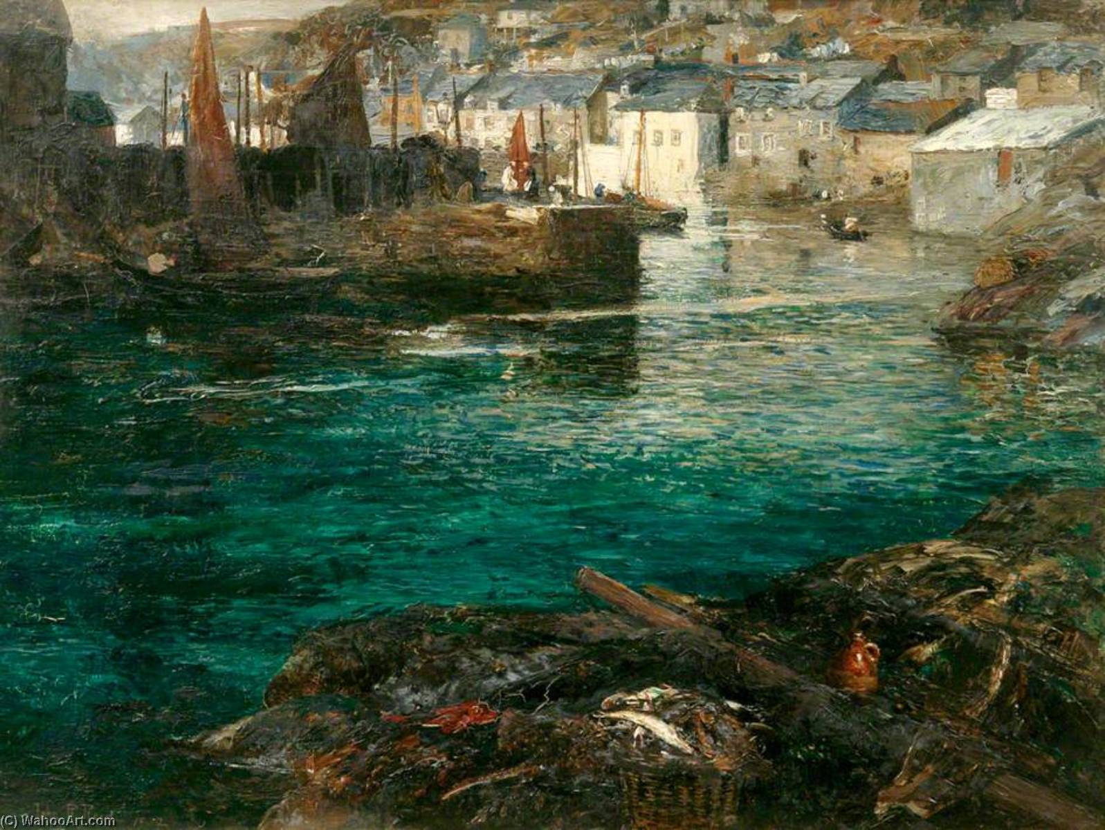 Art Reproductions Polperro, 1902 by John Robertson Reid (1851-1926 ...