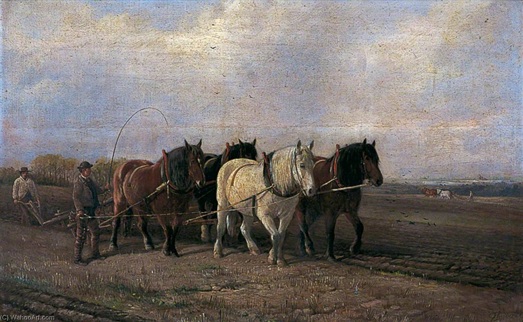 Get Art Reproductions The Kentish Plough by John Duvall (1815-1892 ...