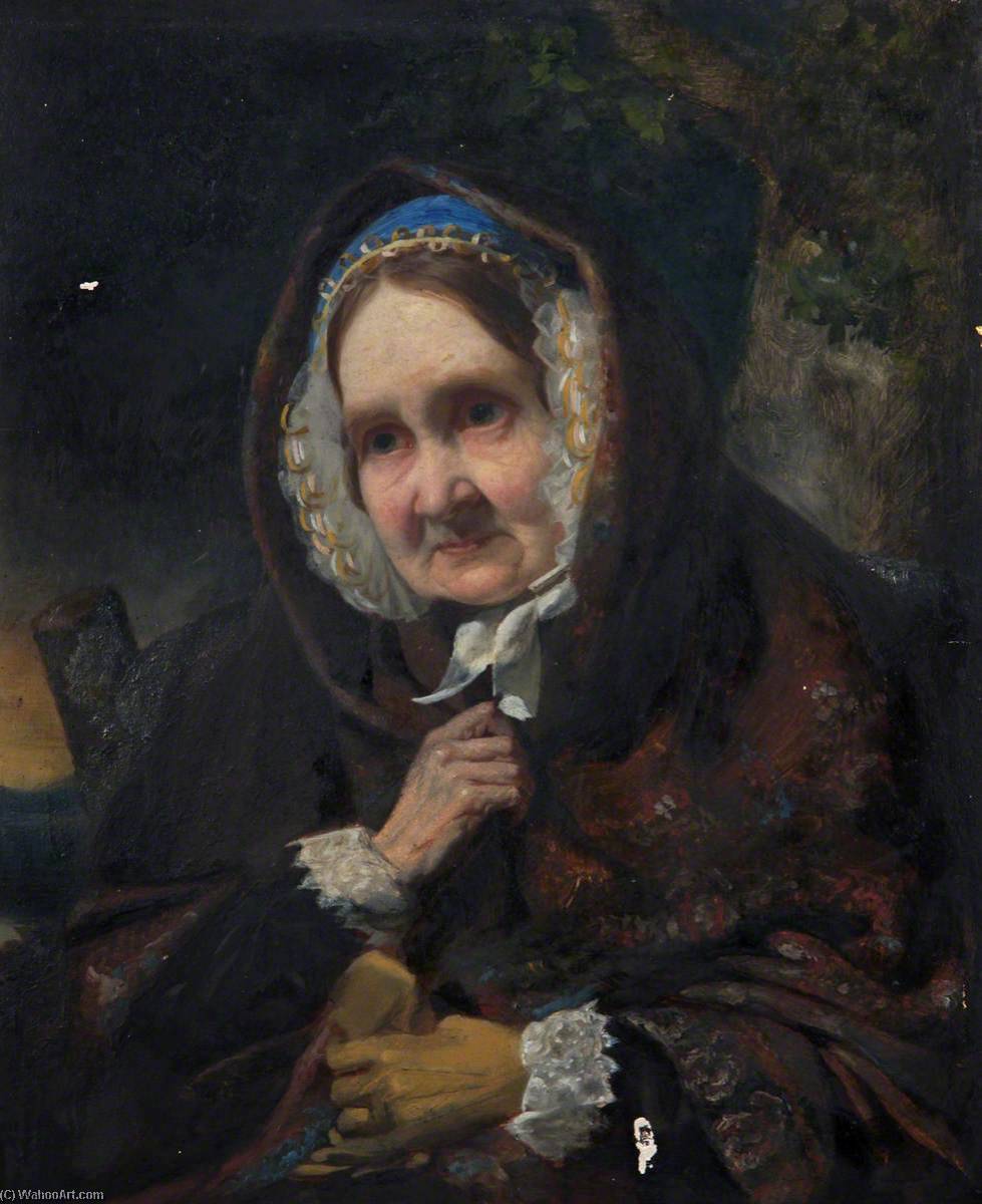 Obtenir Reproductions De Peintures Portrait d`une vieille femme de ...