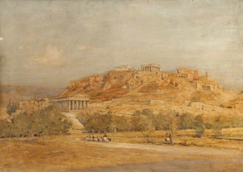 Purchase Oil Painting Replica Near Athens by Robert Weir Allan (1851 ...