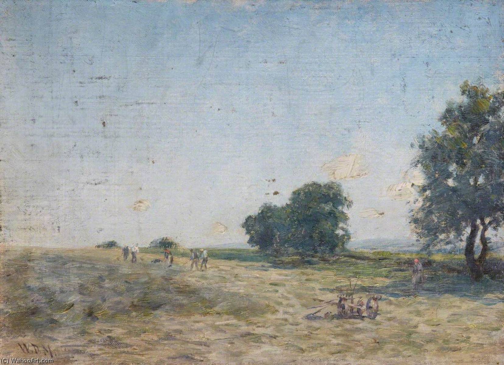 Order Artwork Replica Haymaking under a Blue Sky by William Darling ...
