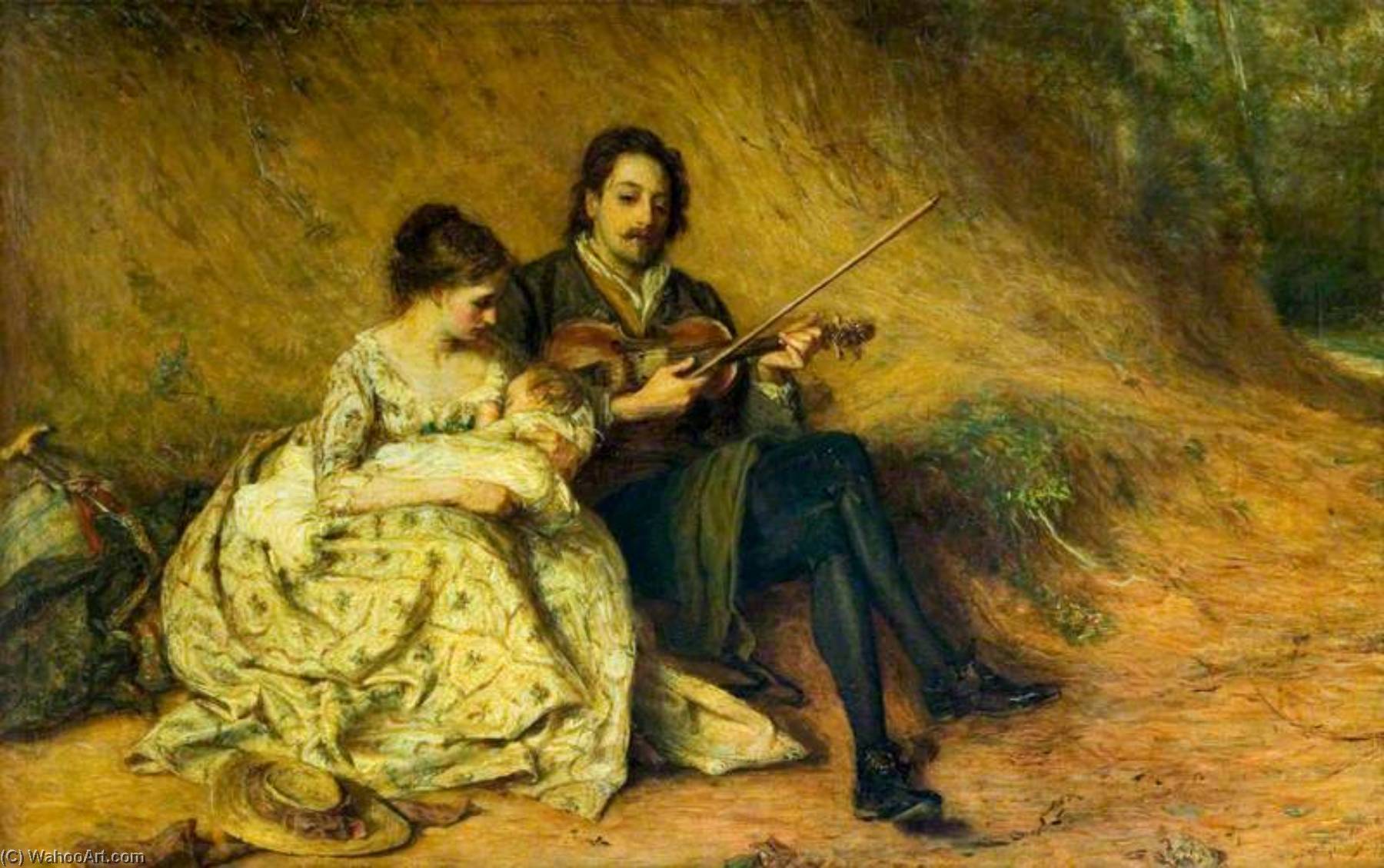 Get Paintings Reproductions The Wayfarers, 1870 by Thomas Alexander ...