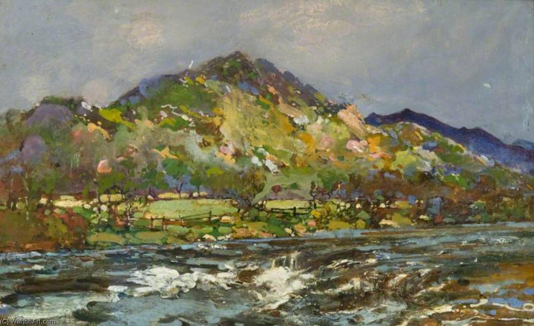 Get Paintings Reproductions Earn River, 1934 by Charles Gustav Louis ...