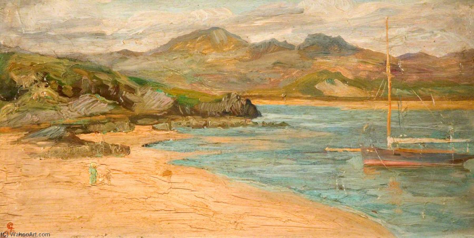 Purchase Oil Painting Replica Borth y Gest, 1903 by George Cartlidge ...