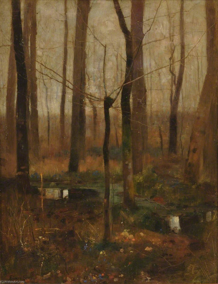 Alone Early Spring Woodland, 1886 by William Edward Stott William ...