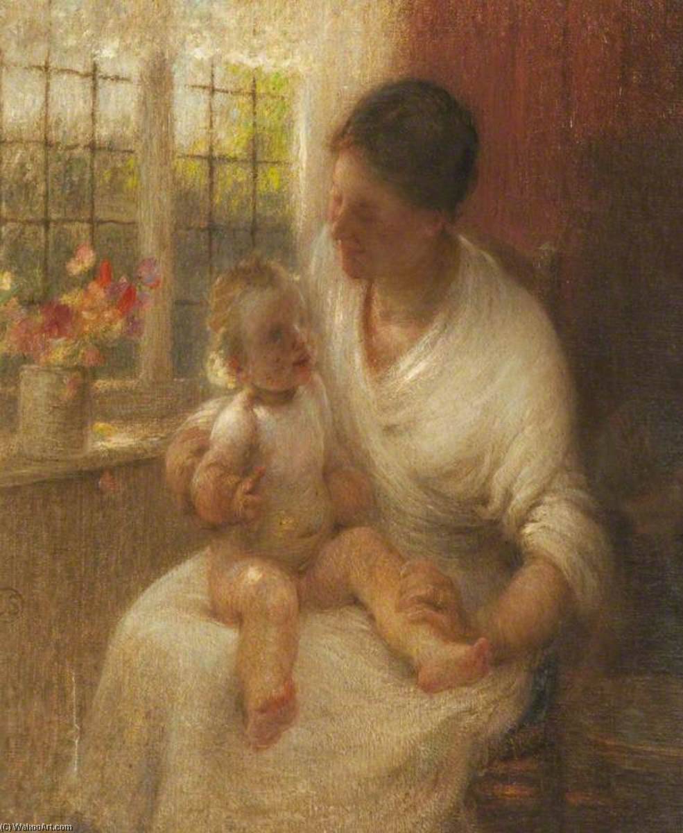 A Cottage Madonna, 1907 by William Edward Stott William Edward Stott ...