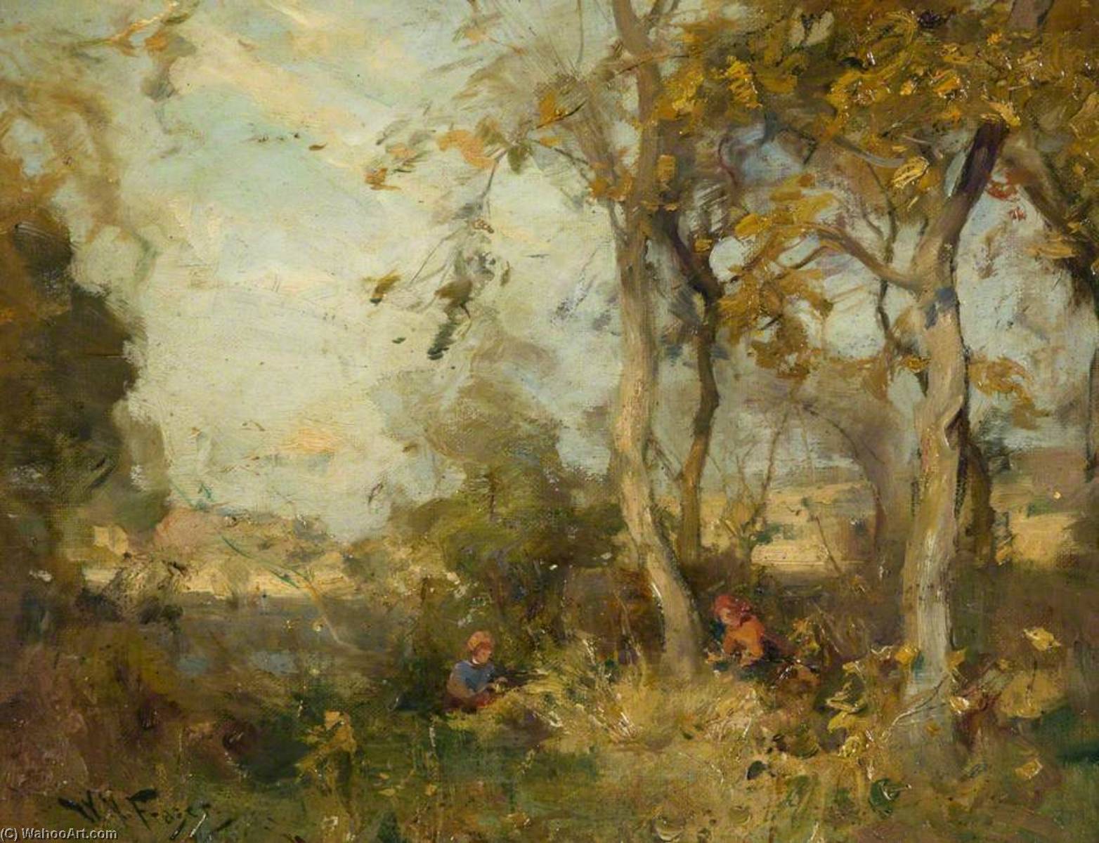 Art Reproductions Woodland Scene with Children by William Miller Frazer ...