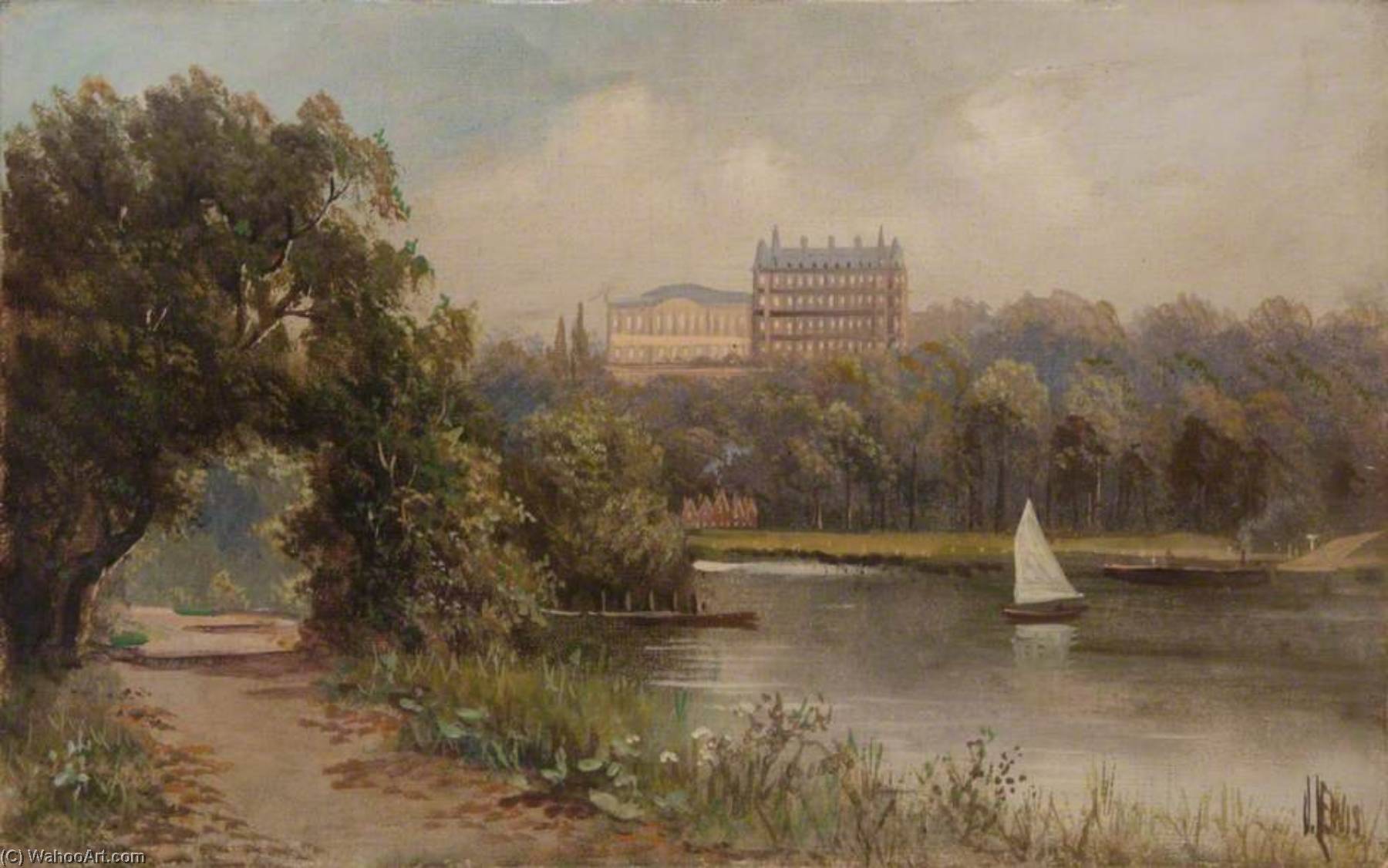 Museum Art Reproductions The `Star and Garter` from the Twickenham Bank ...