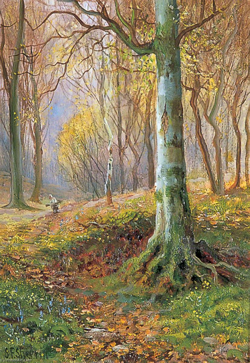 Get Art Reproductions Woodland by Daniel Sherrin (1868-1940) | ArtsDot.com