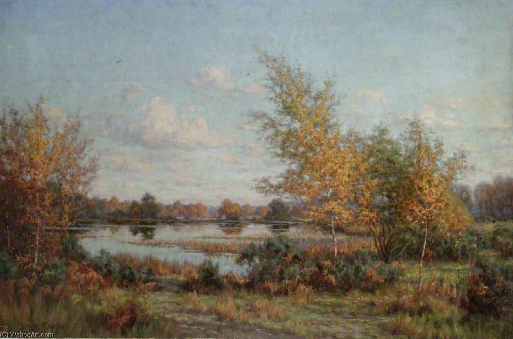 Purchase Oil Painting Replica The Birches by Byron Cooper (1850-1933 ...