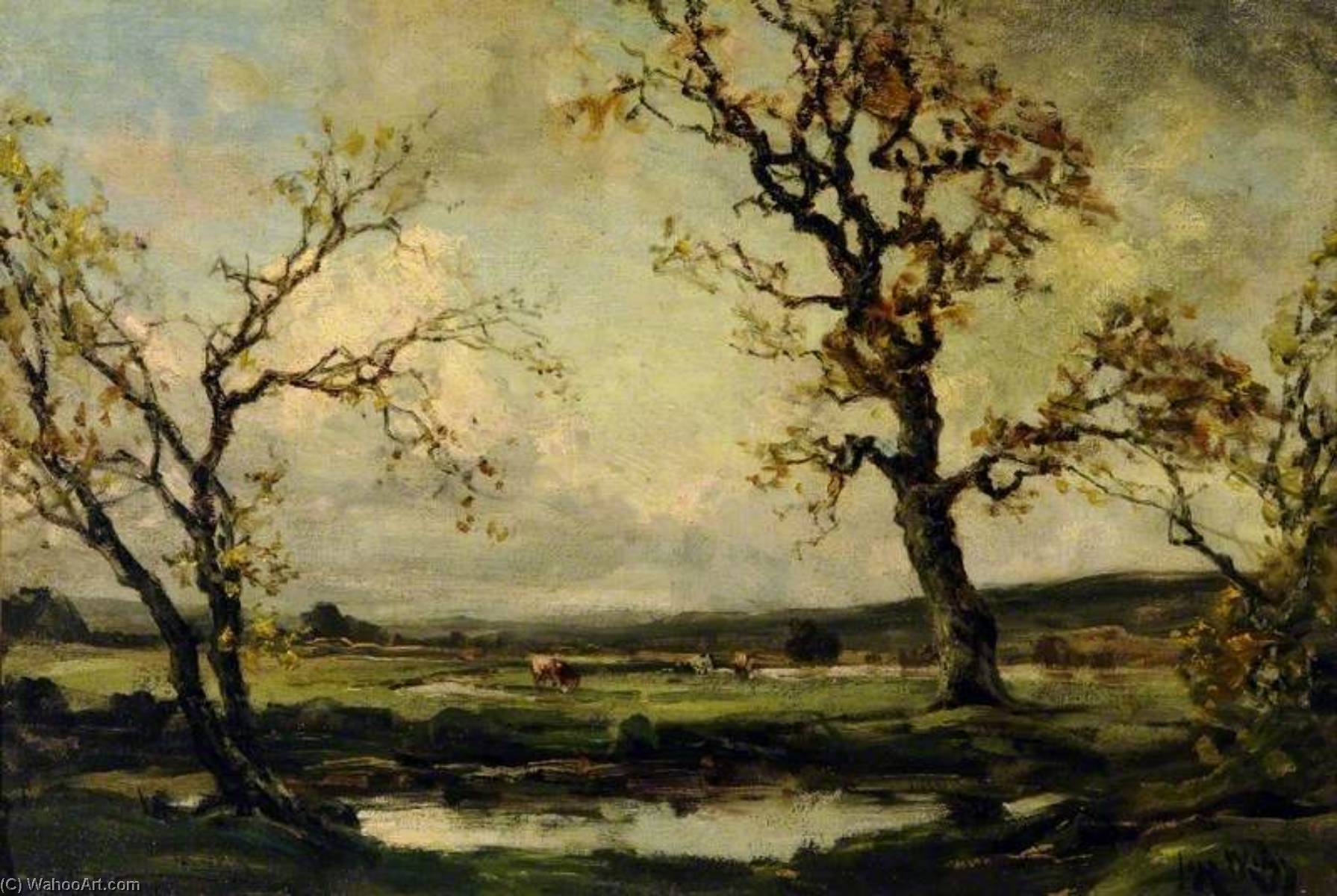 Buy Museum Art Reproductions A Sunlit Cloud by José Weiss (1859-1919 ...