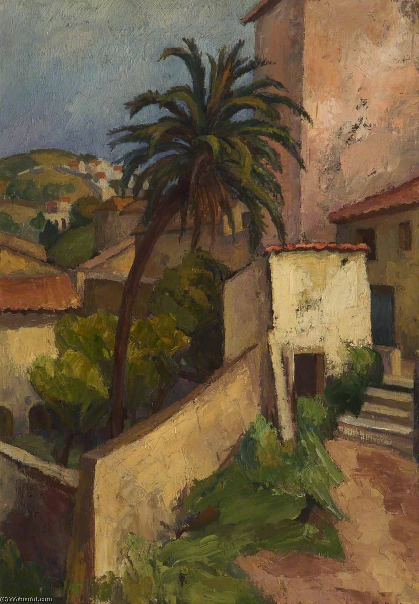 Oil Painting Replica Moroccan Garden, 1925 by Frederick James Porter ...