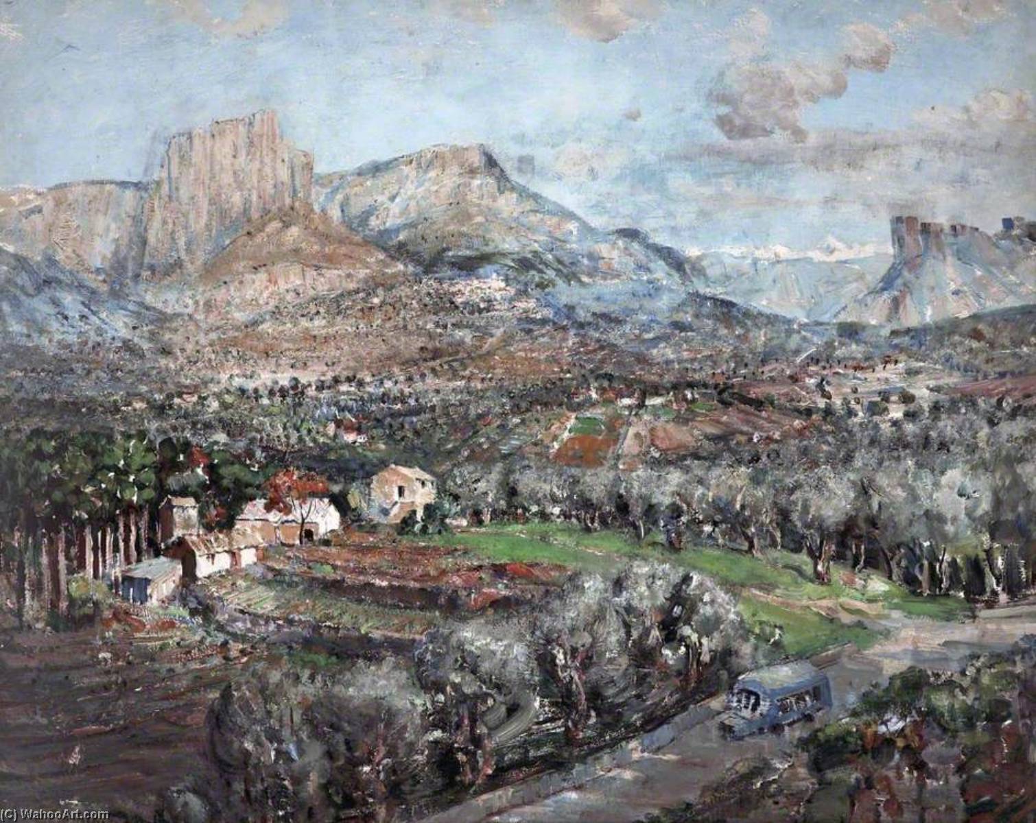 Buy Museum Art Reproductions View from Vence, 1933 by Emily Beatrice ...