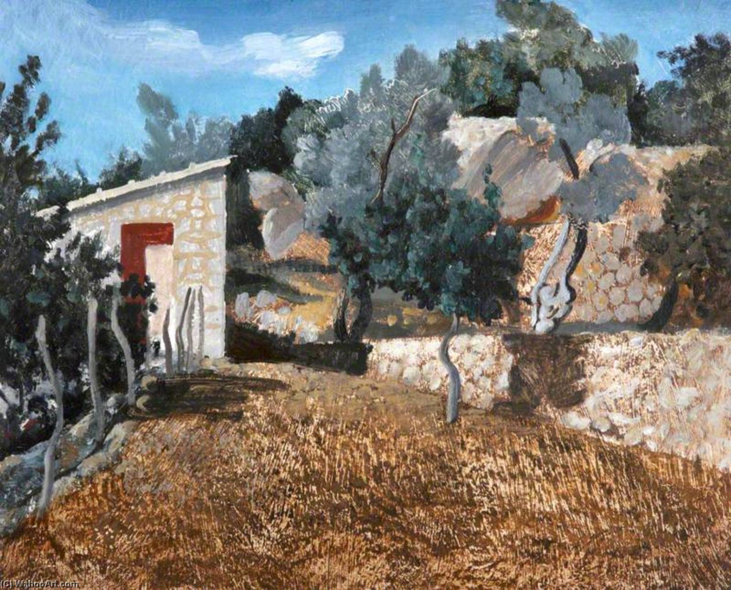 Get Art Reproductions Fertile Hill, 1930 by John Arthur Malcolm ...