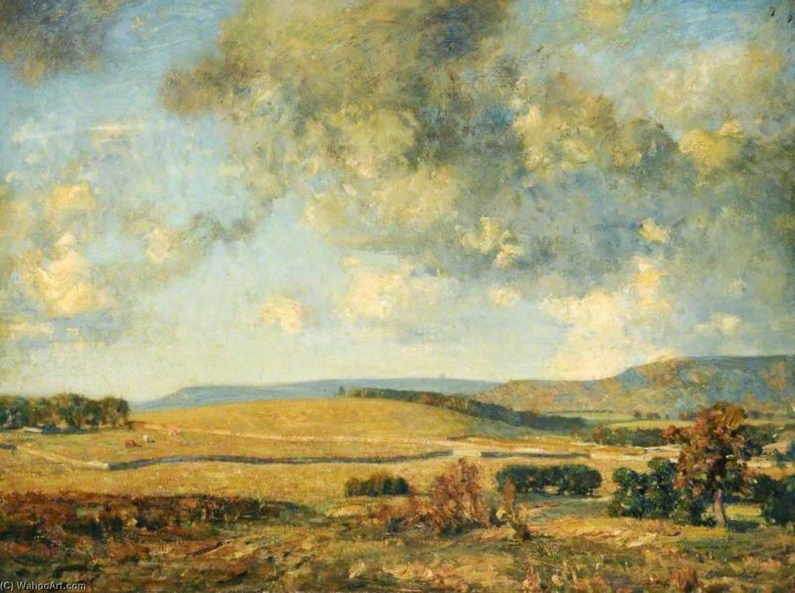 Order Artwork Replica Clouds from the West by Reginald Grange Brundrit ...