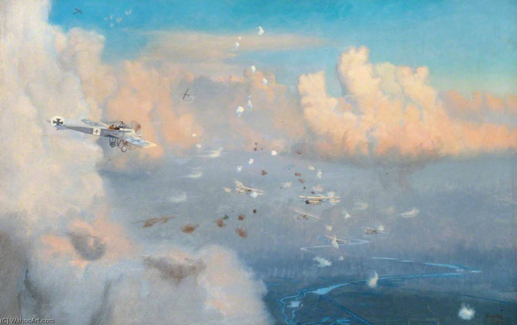 Get Art Reproductions Army Reconnaissance, 1919 by Harold Wyllie ...