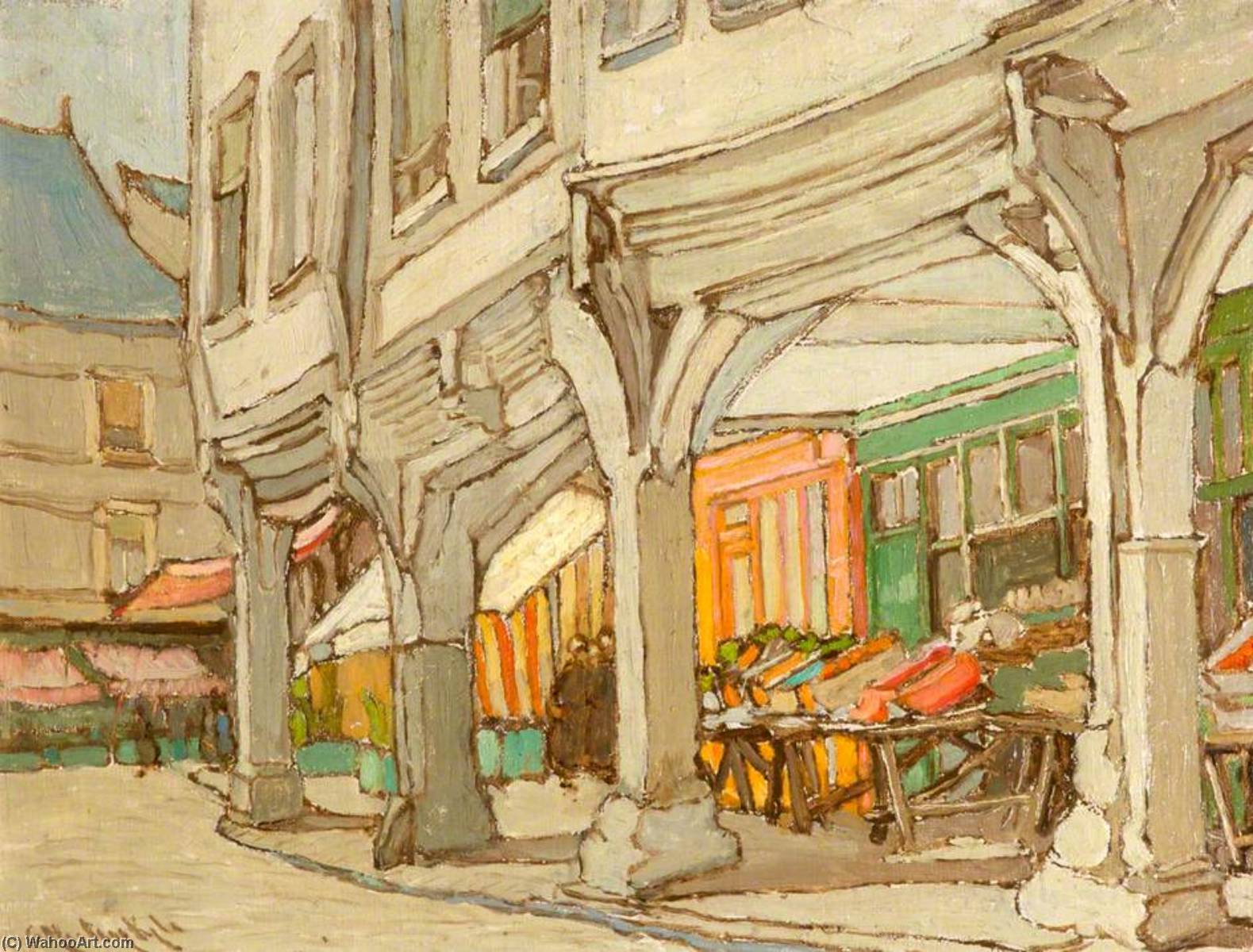 Репродукции Произведений Искусства Street Scene по Georgina Moutray ...