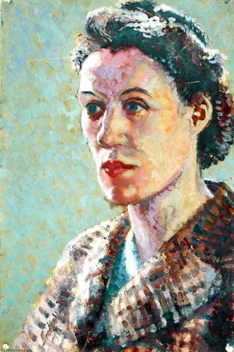 Portrait Study of a Woman by Mavis Blackburn (1923-2005) Mavis ...