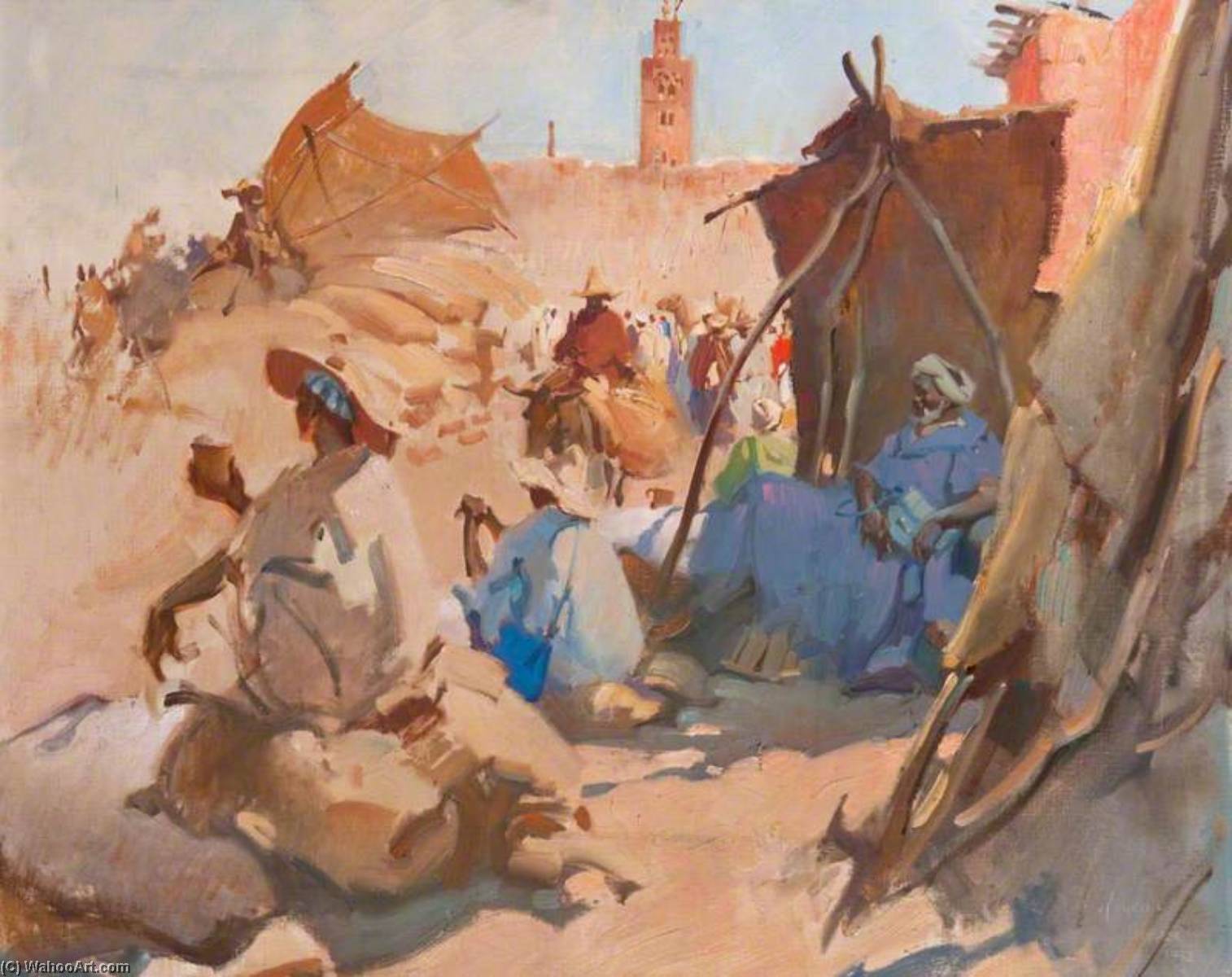 Obtener Grabados De Calidad Del Museo El mercado del grano de Terence Tenison Cuneo (Inspirado ...