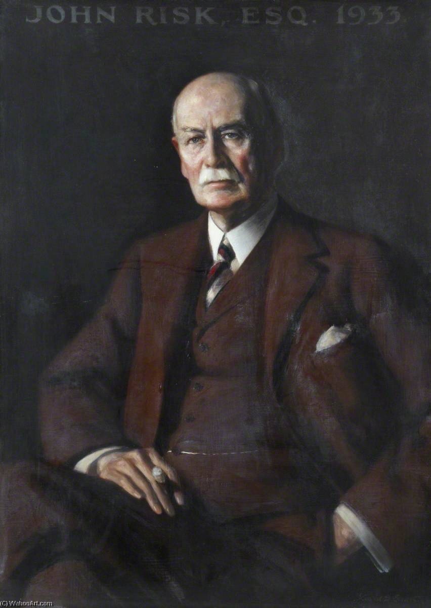 Order Artwork Replica Sir John Risk, 1933 by David Shanks Ewart ...