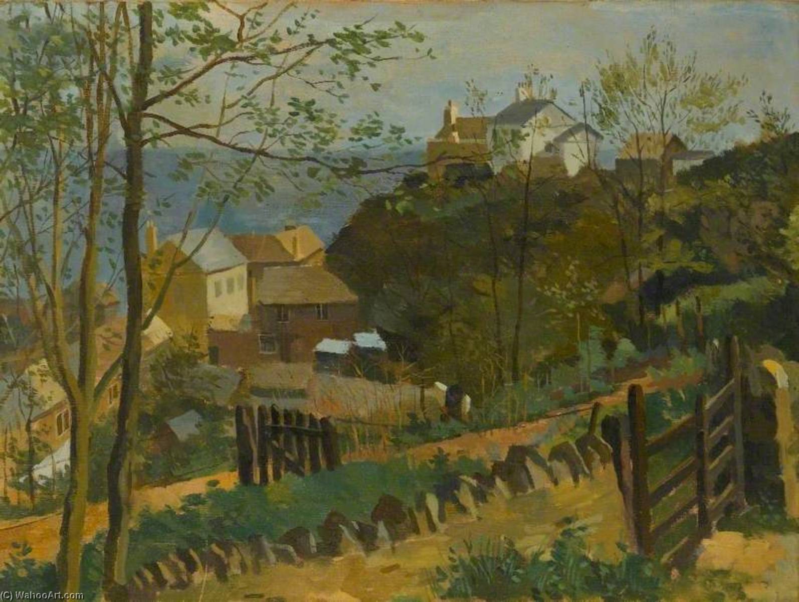 Obtenir Reproductions De Peintures La Maison Blanche, Torcross, 1938 de ...