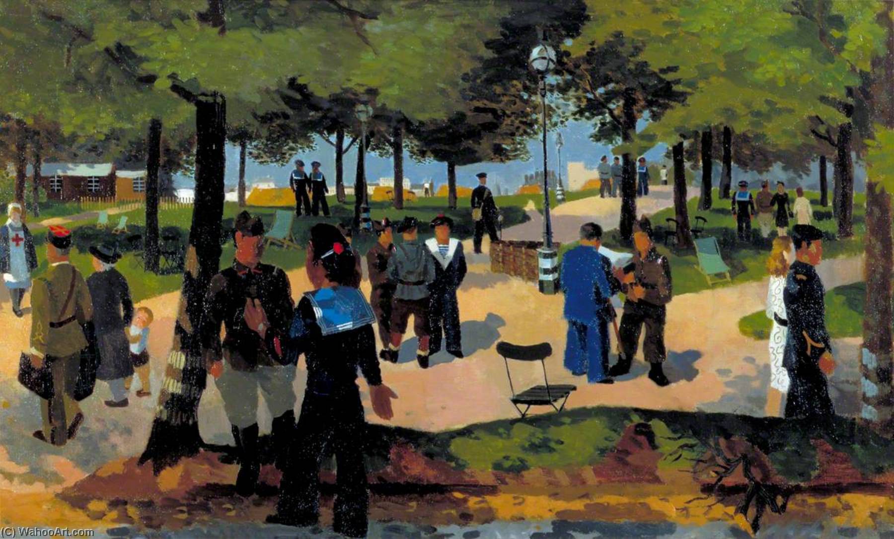 Purchase Oil Painting Replica Foreign Servicemen in Hyde Park Early ...