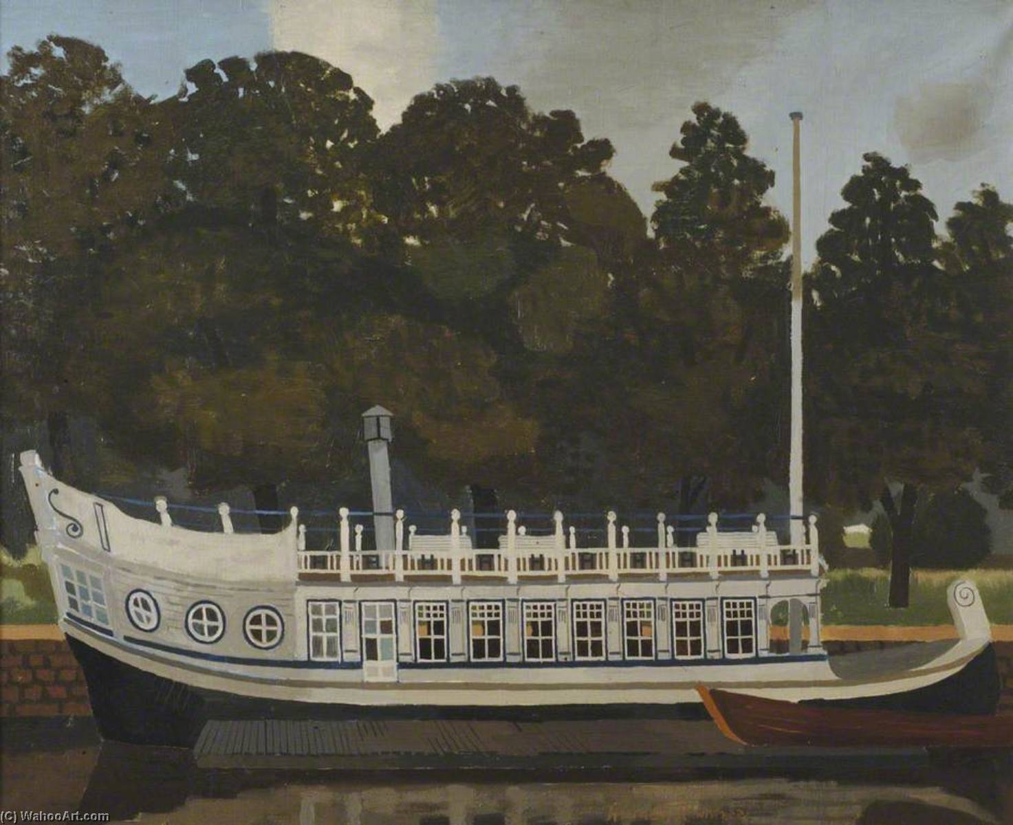 Get Art Reproductions College Barge by Kenneth Rowntree (Inspired By ...