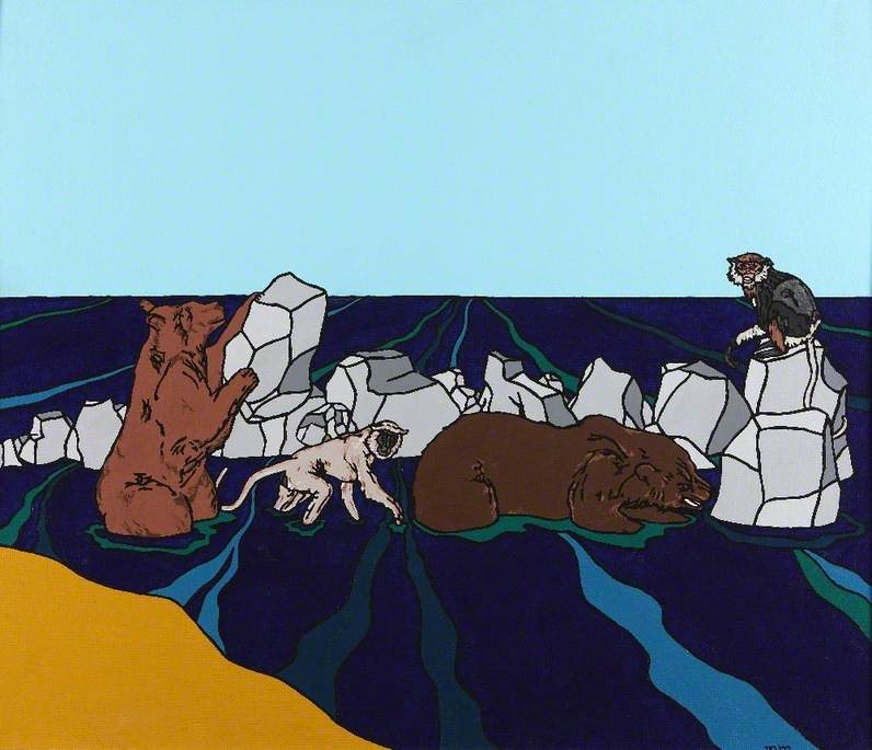 Nala`s Causeway, 1992 by Dez Quarréll Dez Quarréll | ArtsDot.com