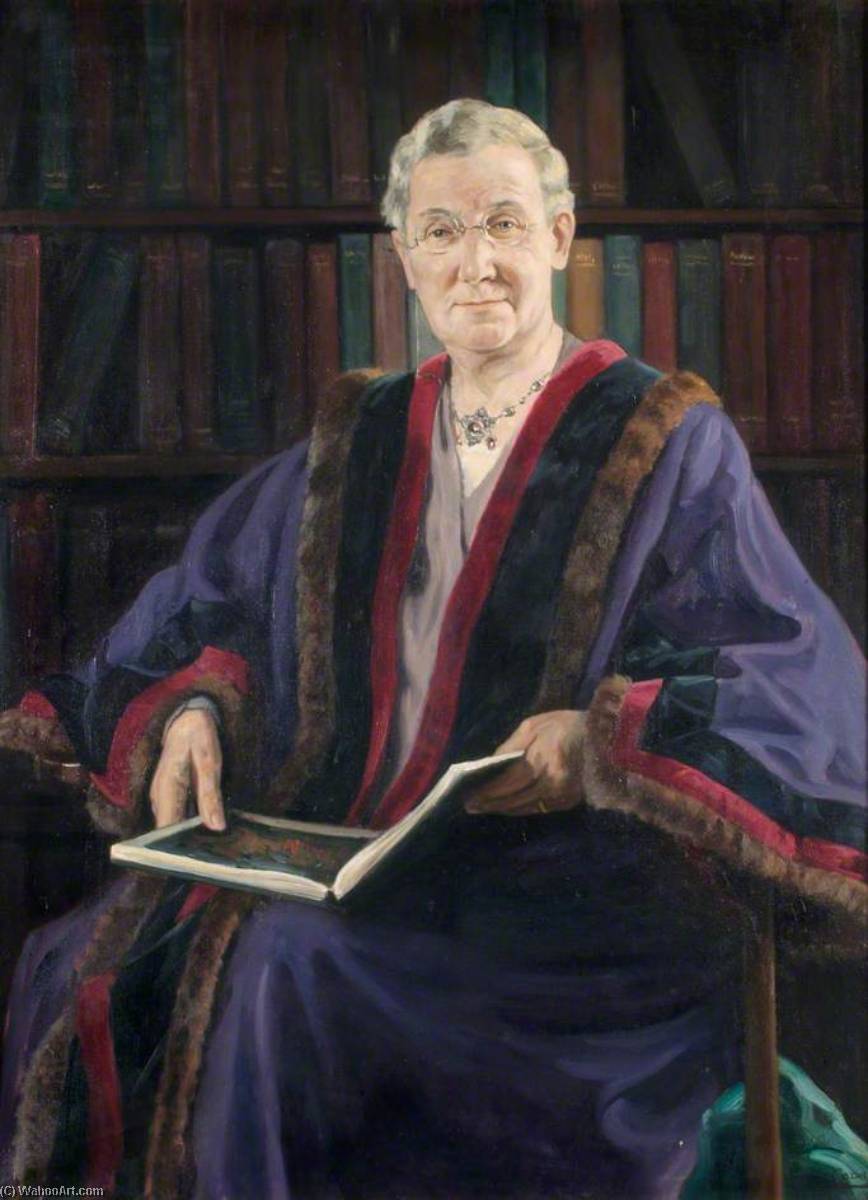 Purchase Oil Painting Replica Alderman Mrs Sarah Jane Bannister, 1938 ...
