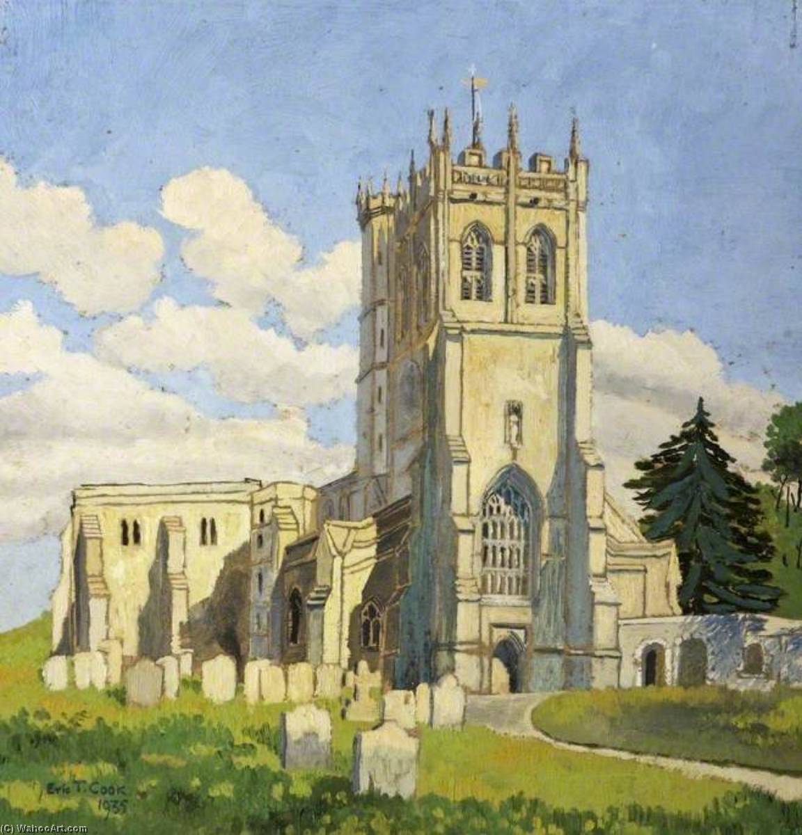 Buy Museum Art Reproductions Christchurch Priory, Dorset, 1935 by Eric ...