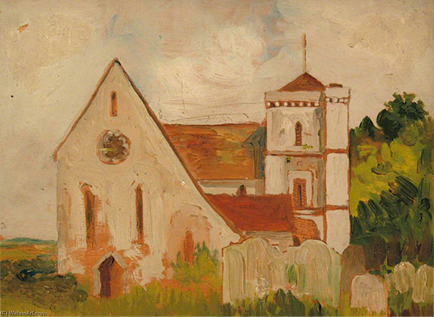 Clymping, Sussex, 1925 von Eric Trayler Cook (1893-1978) Eric Trayler ...