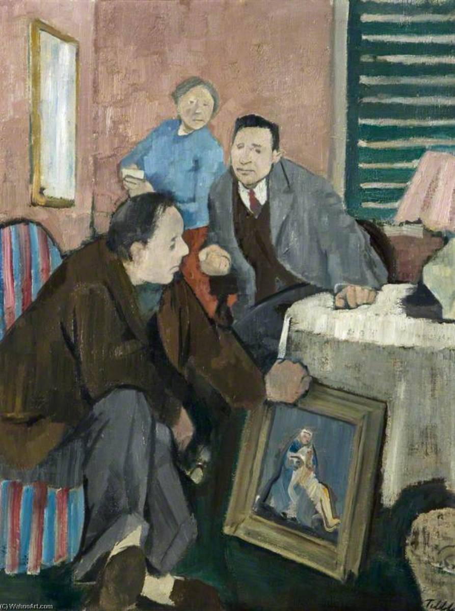 Order Artwork Replica Pietà, 1950 by Geoffrey Arthur Tibble (1909-1952 ...