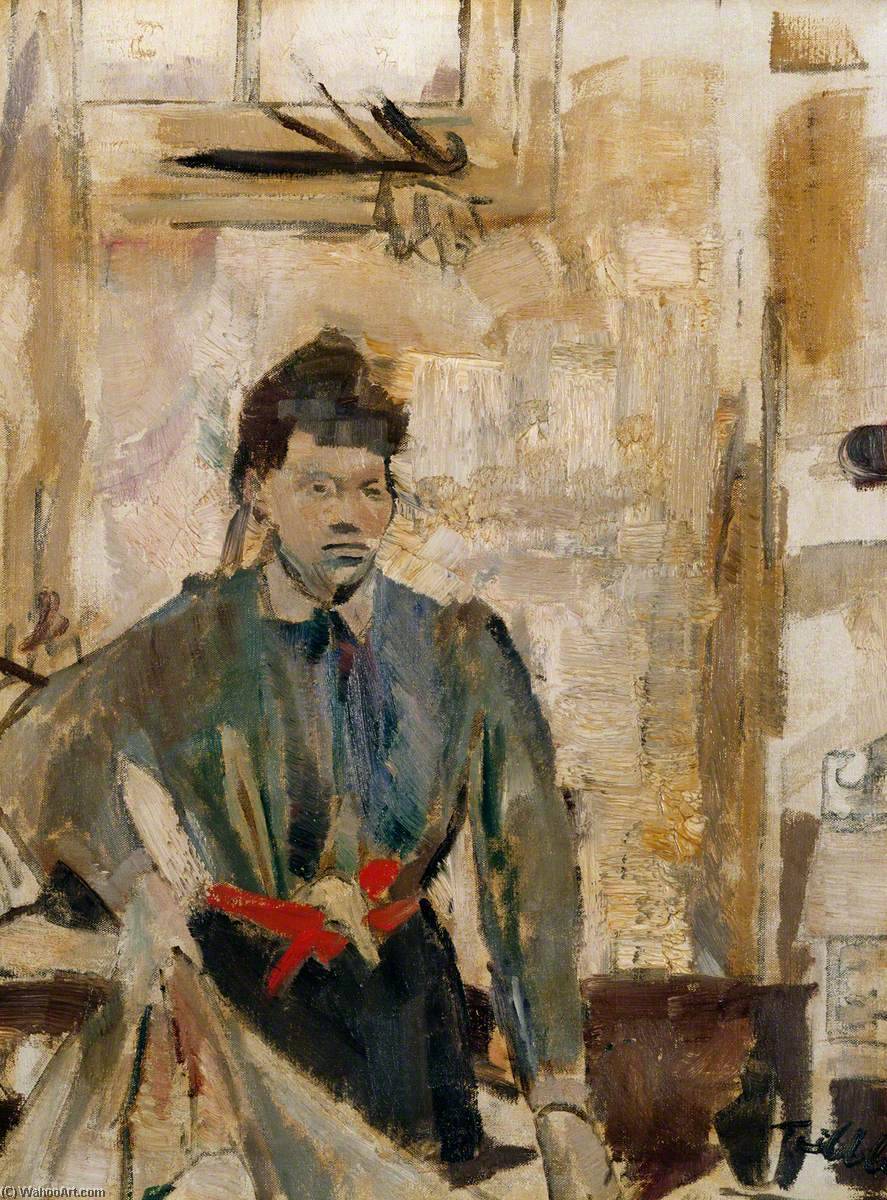 Paintings Reproductions The Cloth, 1947 by Geoffrey Arthur Tibble (1909 ...