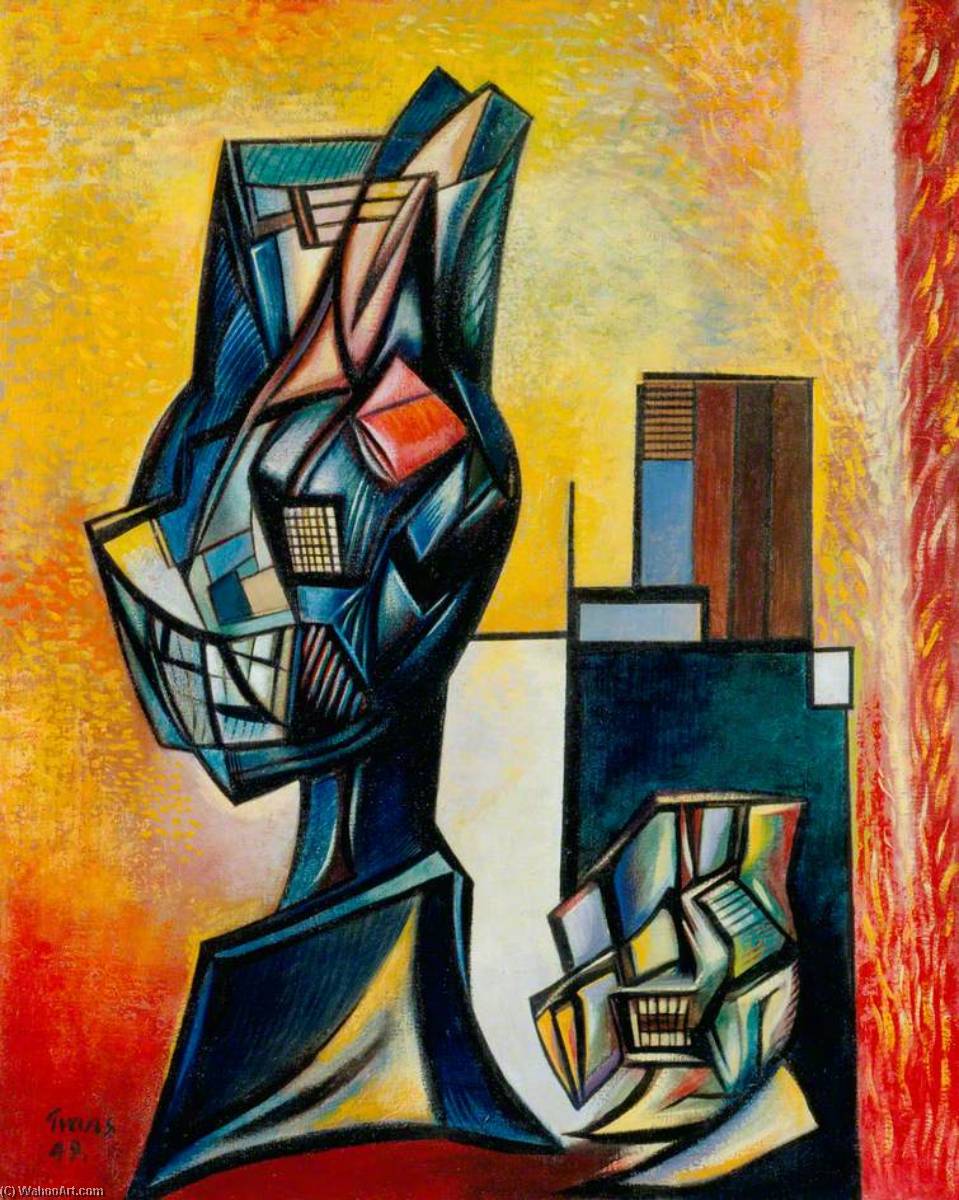 Paintings Reproductions The Judge and His Clerk, 1949 by Merlyn Oliver ...