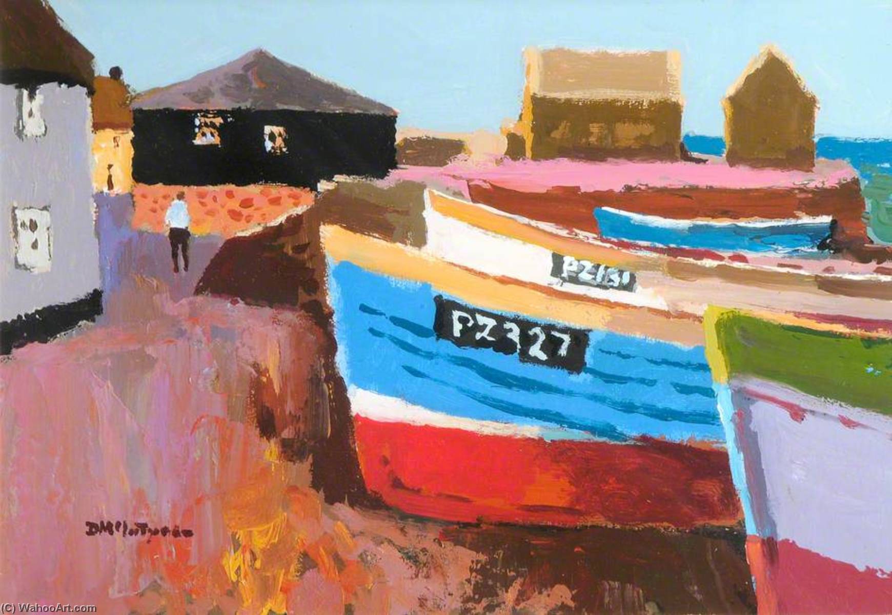 Barcos por Donald Mcintyre (1923-2009) Donald Mcintyre | ArtsDot.com