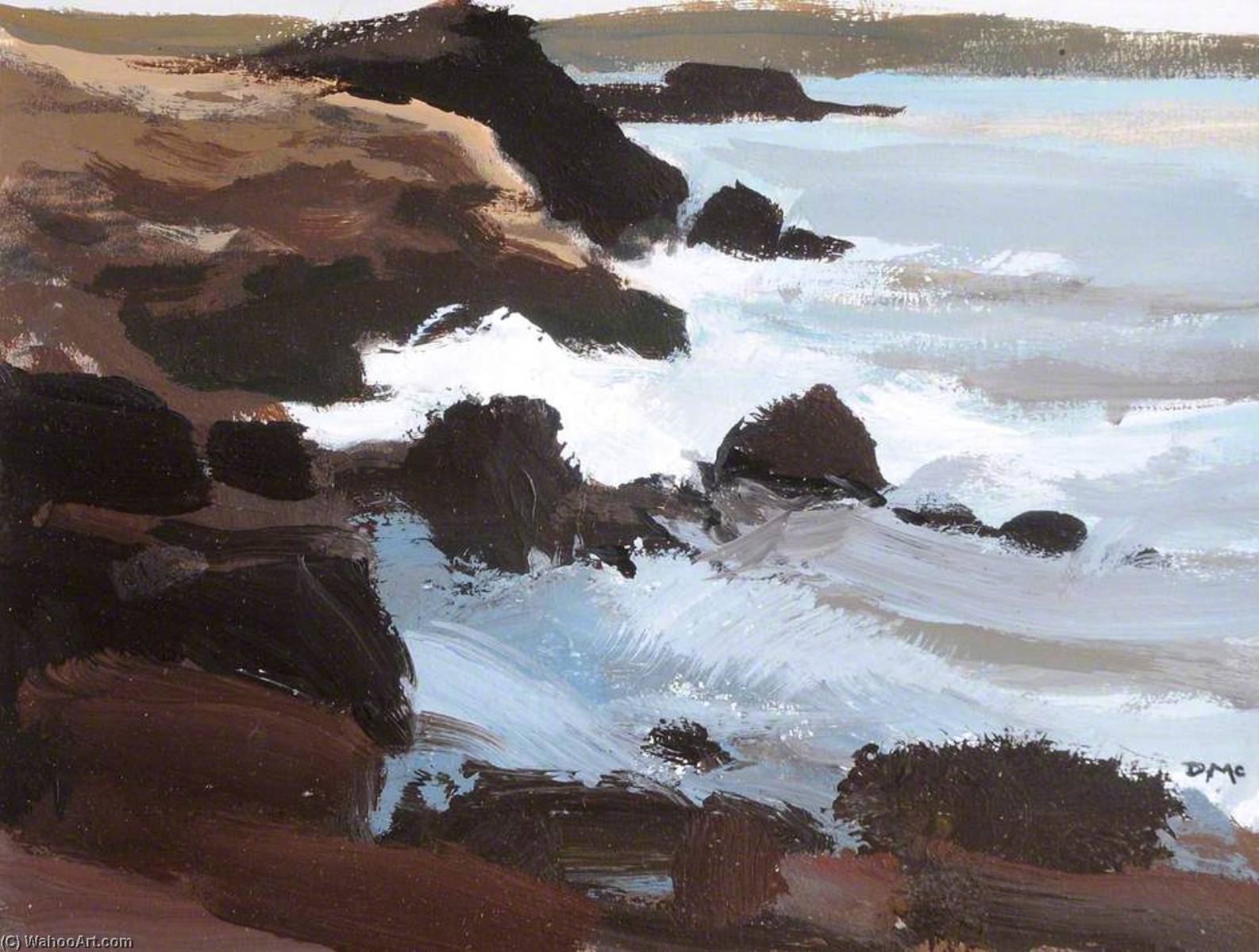 Untitled Seascape by Donald Mcintyre (1923-2009) Donald Mcintyre ...