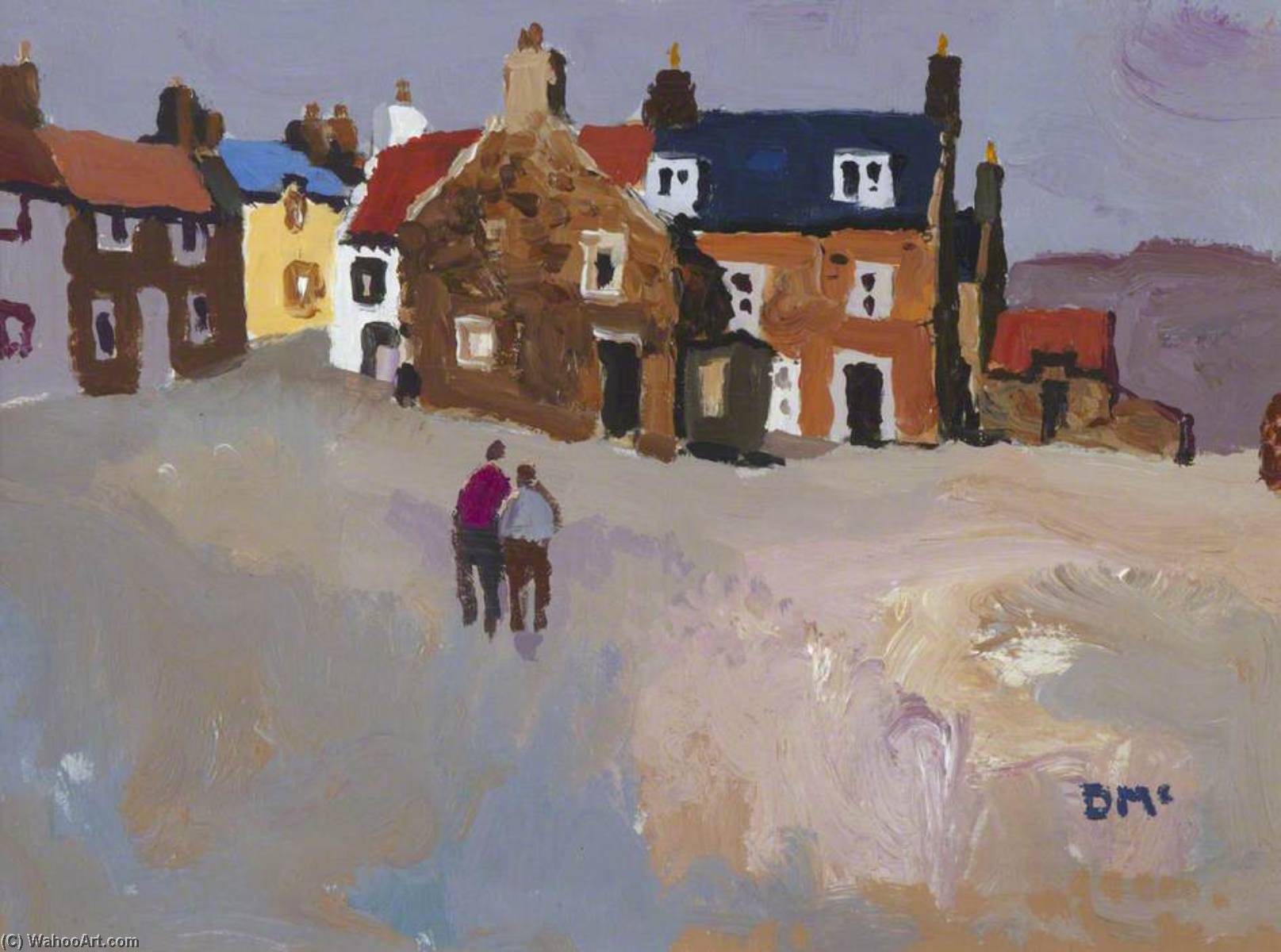 Pelo Porto, Crail por Donald Mcintyre (1923-2009) Donald Mcintyre ...